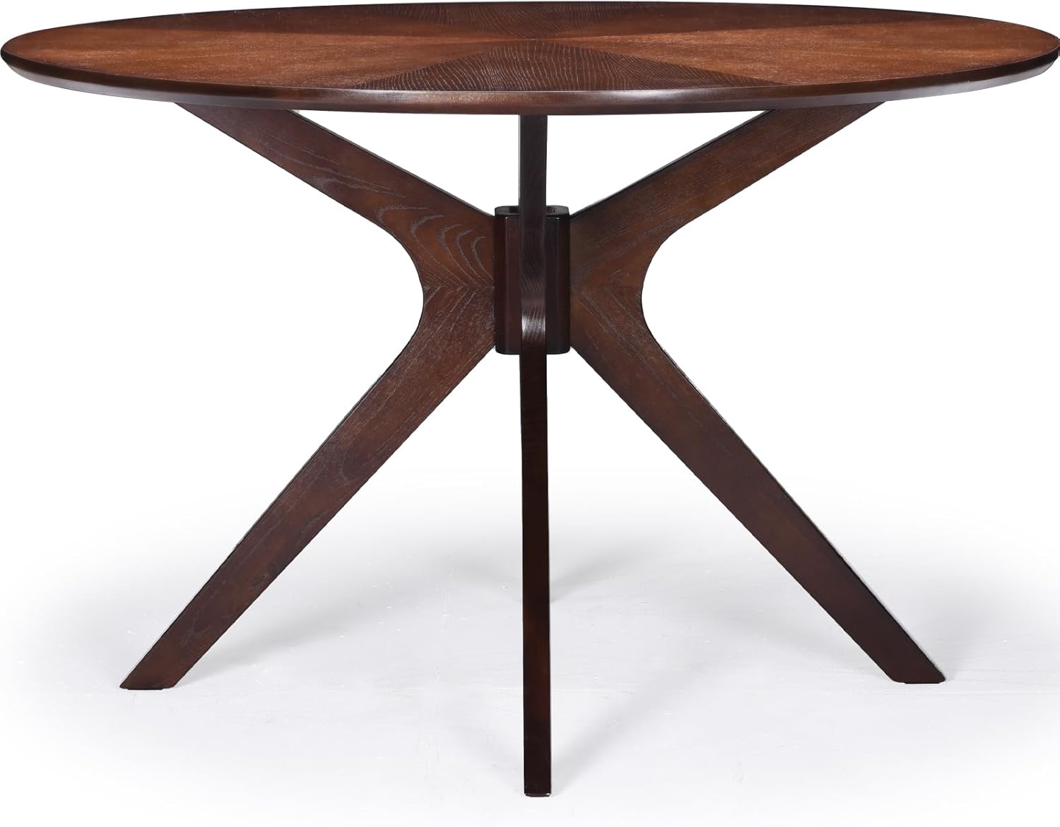 Amazon.com - Soohow 49'' Solid 4-6 People Kitchen Round Wood Dining ...