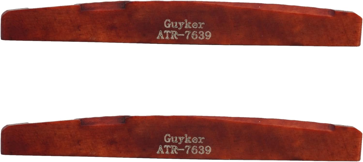 Amazon.com: Guyker Acoustic Guitar Bone Bridge Saddle Nuts Replacement ...