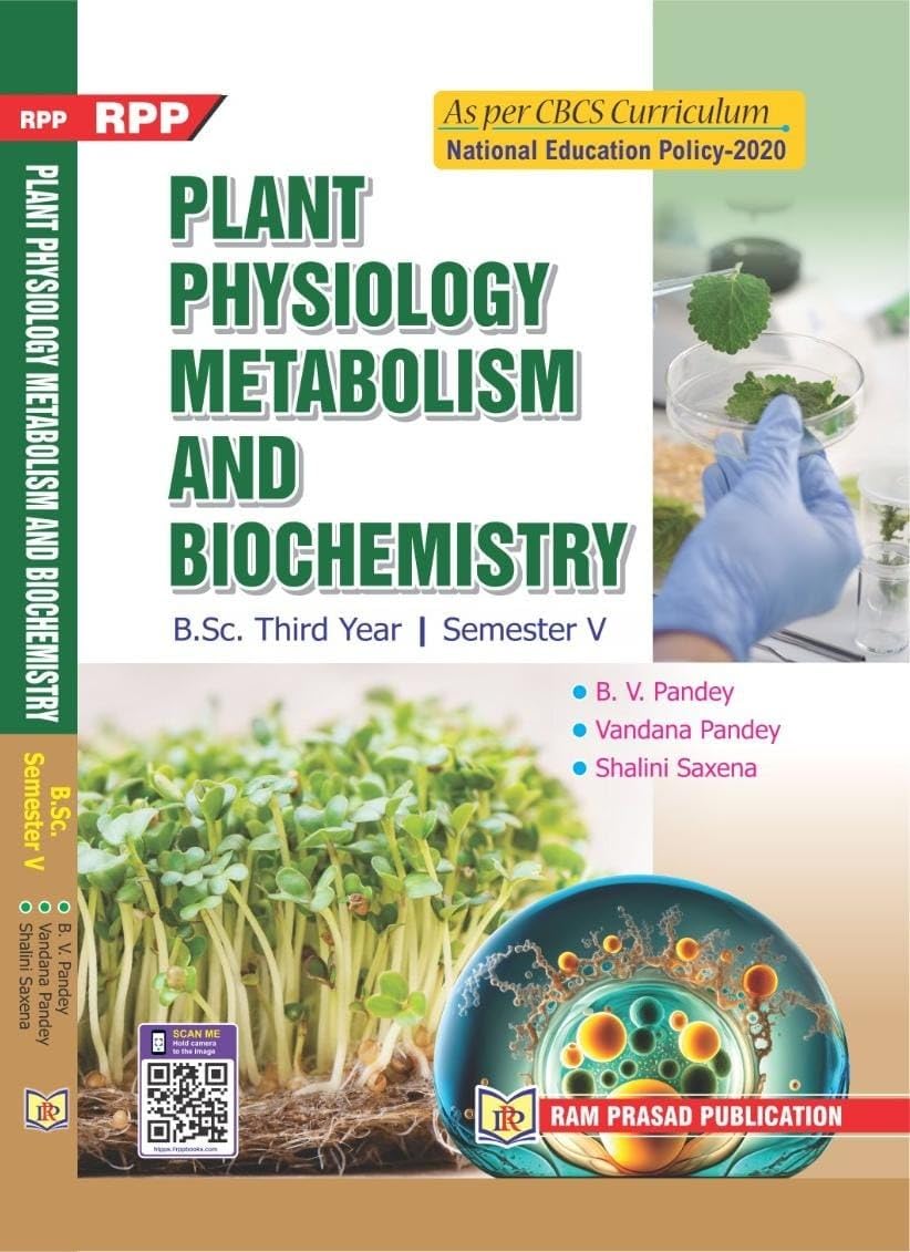 Buy Plant Physiology, Metabolism and Biochemistry Paper-I Bsc. Third ...