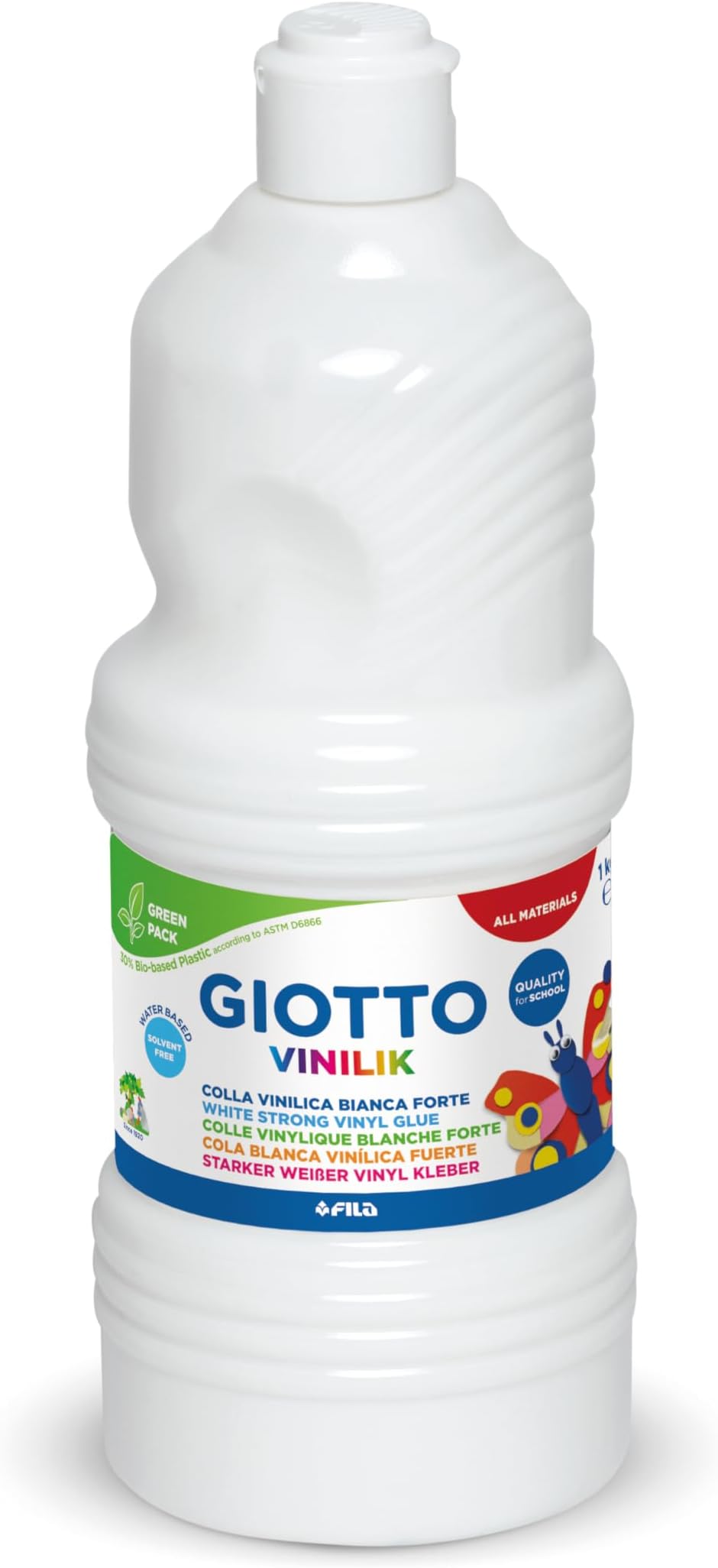 GIOTTO COLLAGE - Flacone Da 1Kg Colla Per Collage, Trasparente : Amazon ...