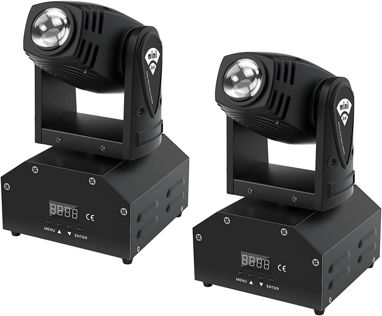 UKing LED Moving Head Lights with DMX512 Sound Activated RGBW Beam ...