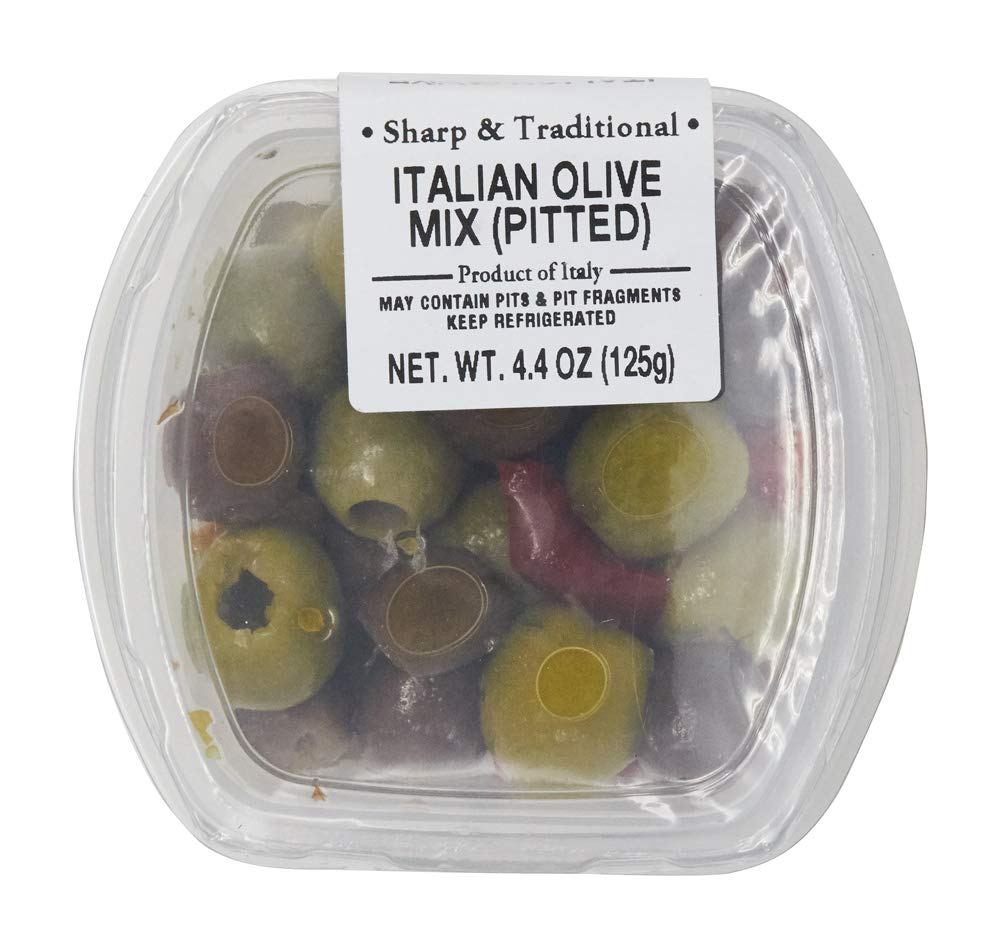 Amazon.com: Sudopo Fresh Pack Italian Olive Mix Pitted, 4.4 Oz ...