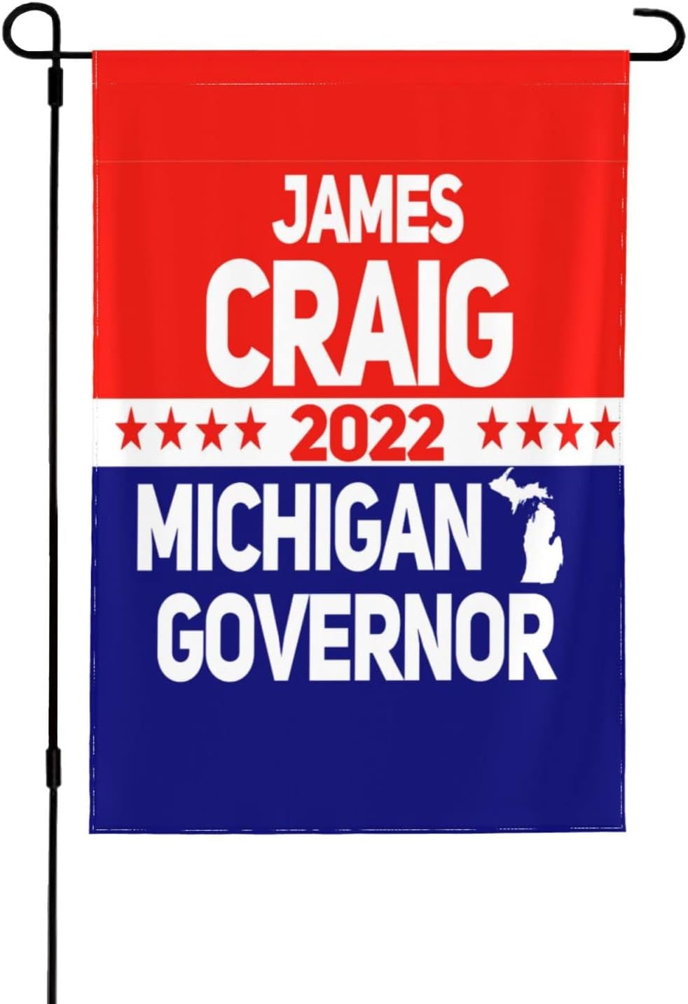 Amazon.com : 12x18 James Craig For Michigan Governor 2022 Garden Flag ...