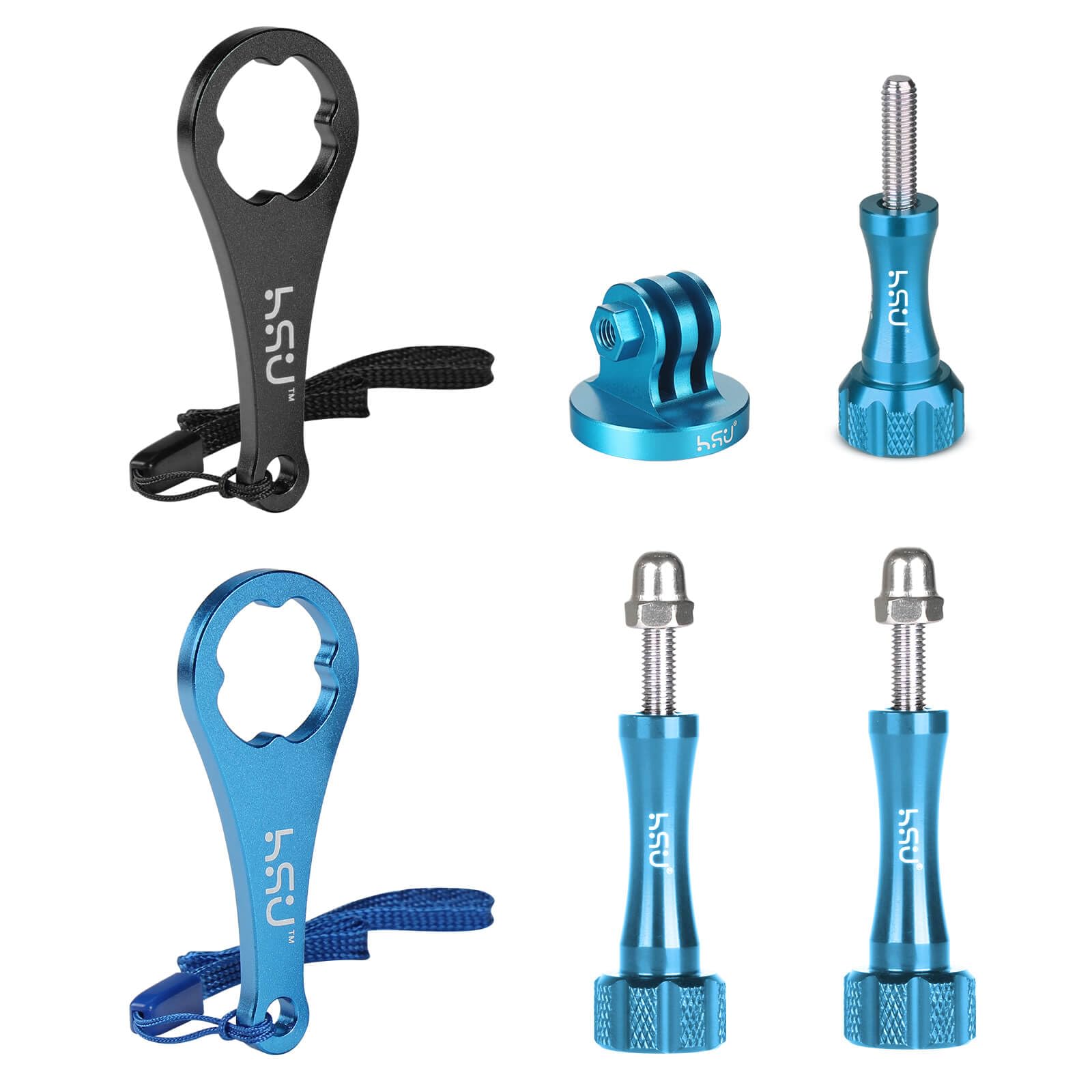 Amazon.com : HSU Aluminum GoPro Tripod Mount and Extension Long ...