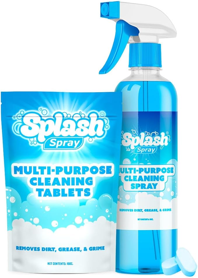 Amazon.com: Splash Spray Multi-Purpose Cleaning Tablets - 5x Cleaning ...
