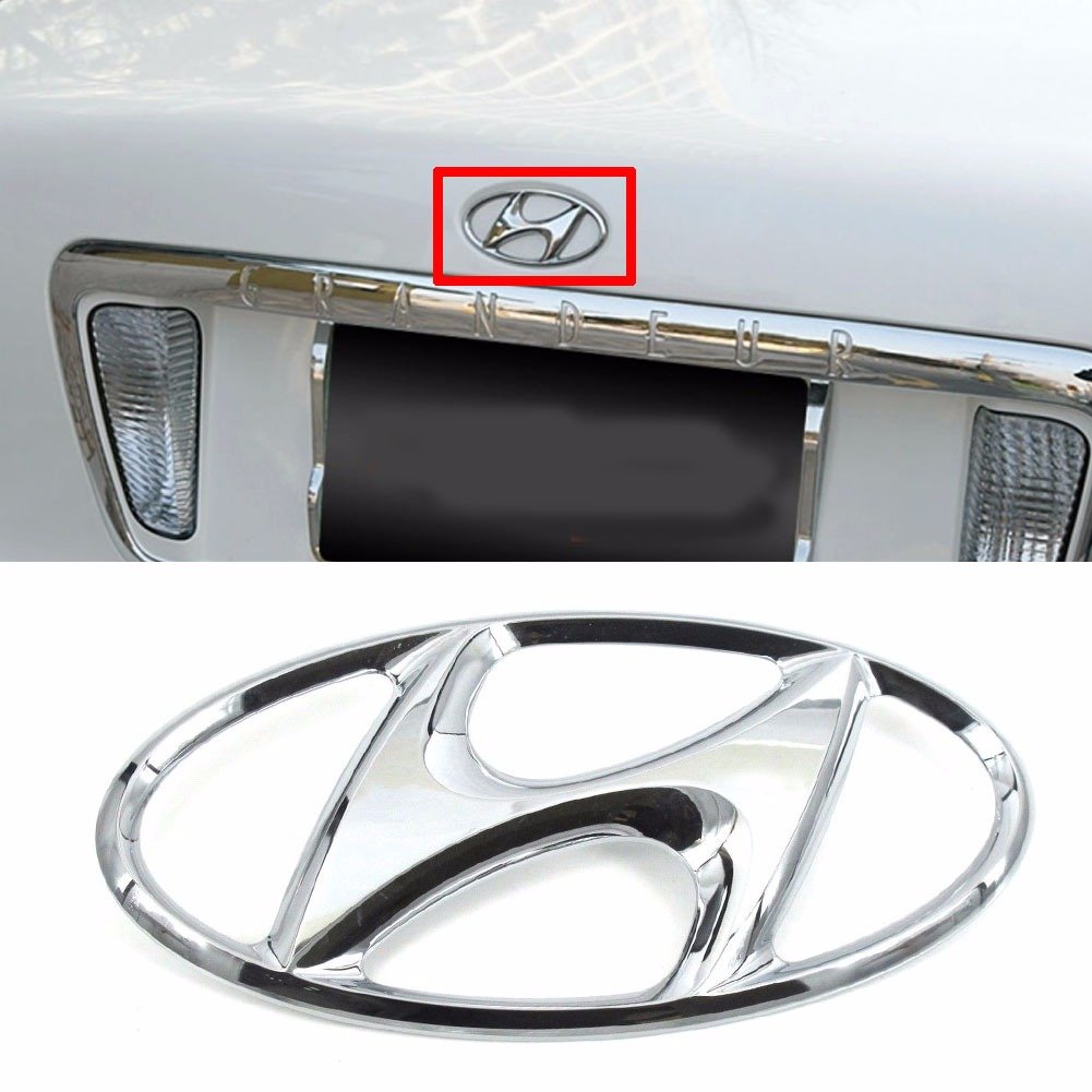 Buy Front Hood Rear Trunk H Logo Emblem for Hyundai Azera Sonata ...