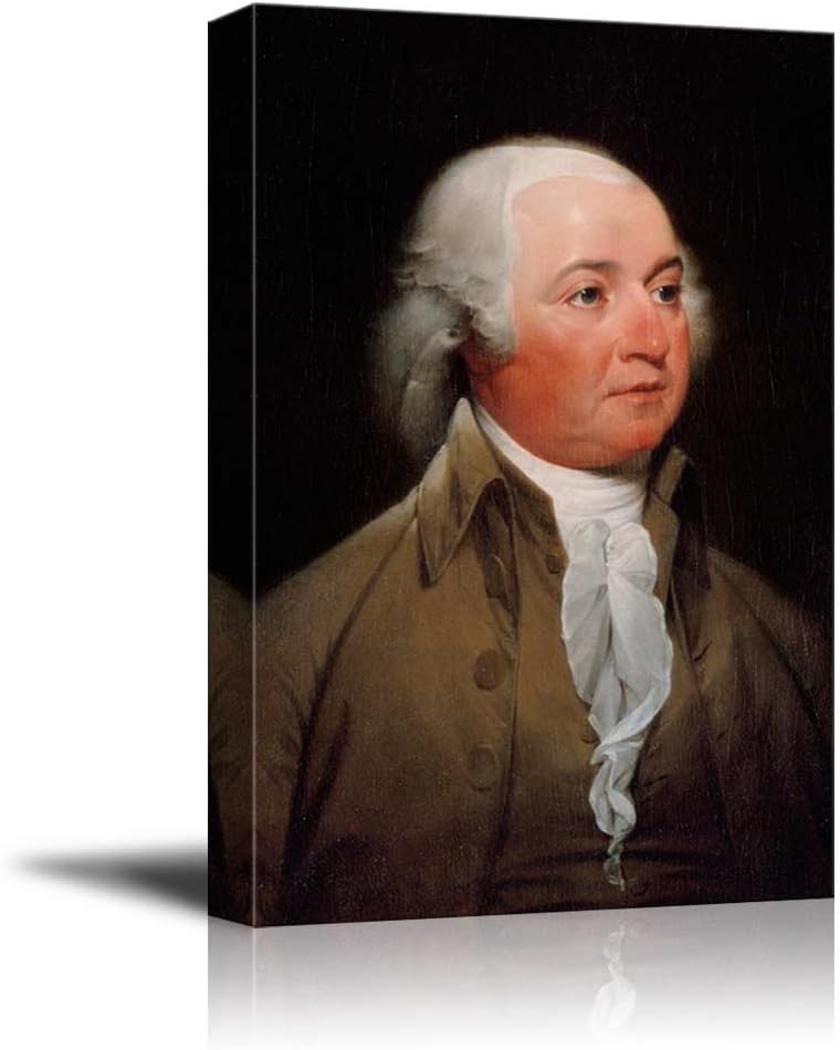 Amazon.com: wall26 - Portrait of John Adams by John Trumbull (2nd ...