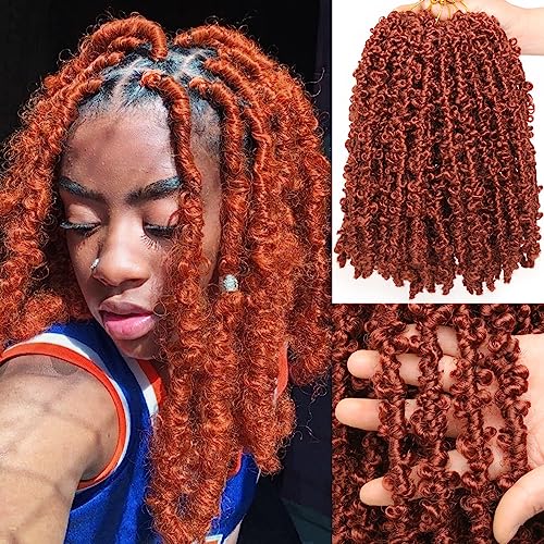 Leeven 12 Inch Butterfly Locs Crochet Hair 6 Packs Pre Looped ...