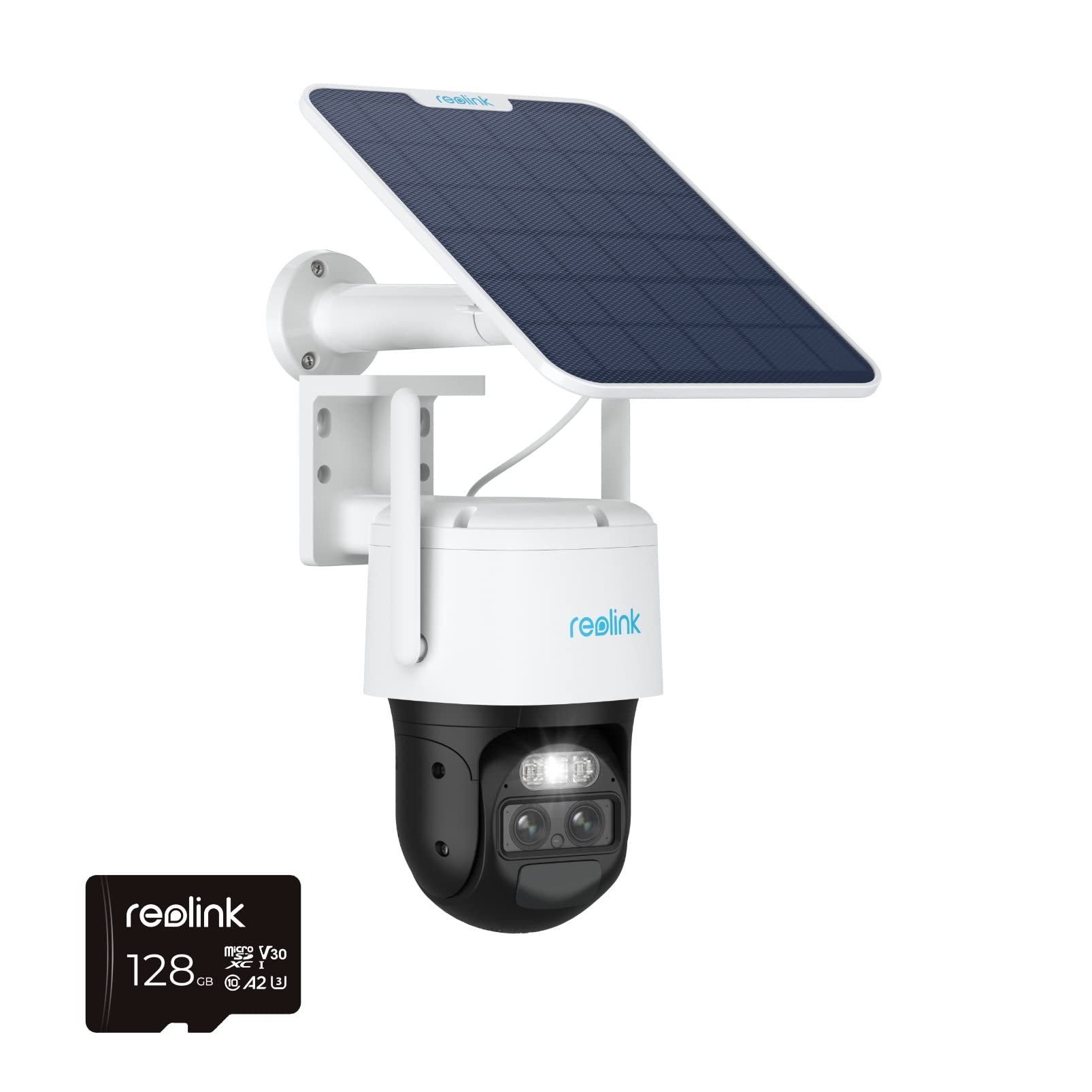 Amazon.com : REOLINK 2K 4MP Solar Security Camera Outdoor Dual Lens ...