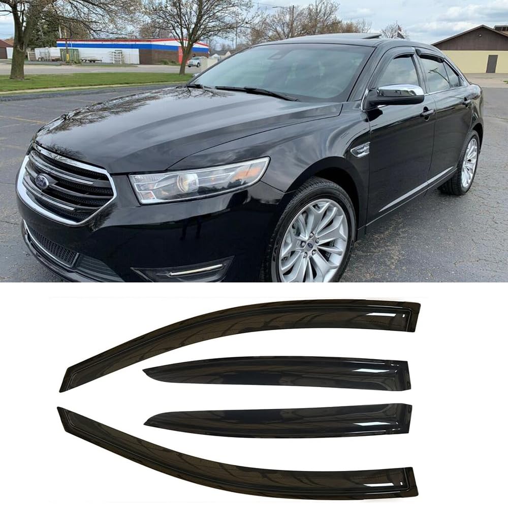 Amazon.com: Kucaruce Side Window Wind Visor Vent Deflector fit for 2010 ...