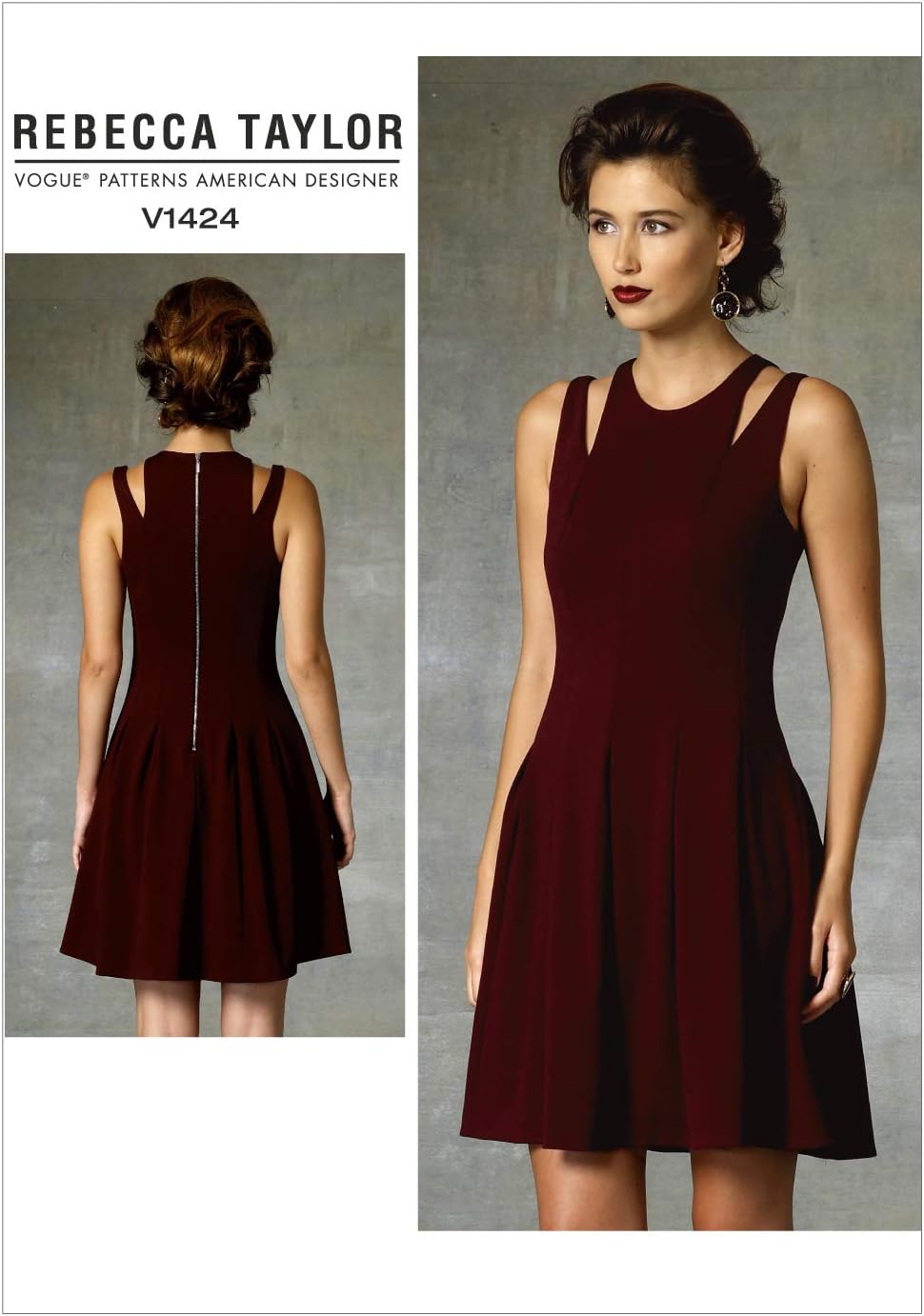 Amazon.com: Vogue Patterns V9053 Misses' Dress Sewing Template, E5 (14 ...