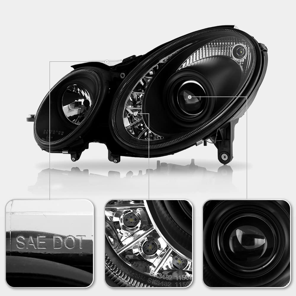 Buy ACANII - For [Halogen Model] 2007 2008 2009 Mercedes-Benz W211 E ...