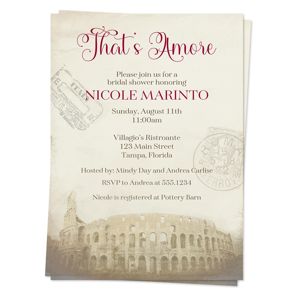 Passport Wedding Shower Invitations Amazon.com: Beach Arbor Wedding