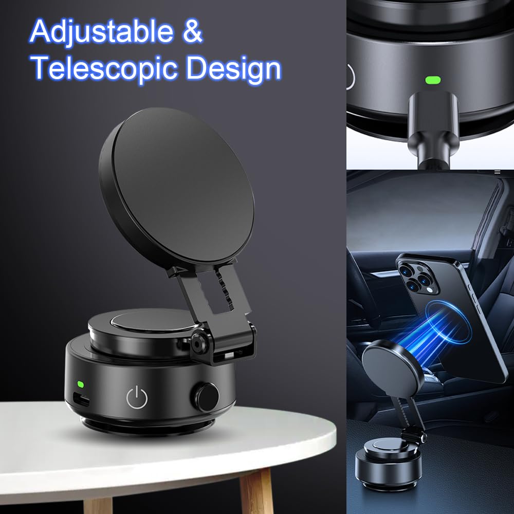Snapklik.com : Upgraded Car Magnetic Phone Holder, Extendable+Touch ...