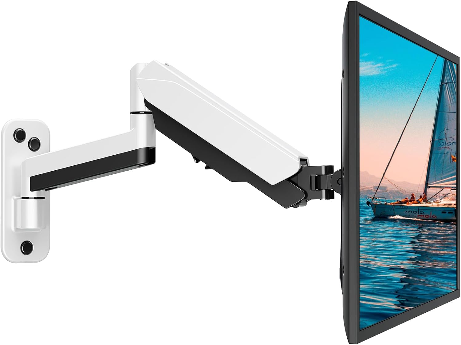 MOUNT PRO Soporte de pared para monitor único para pantallas de ...