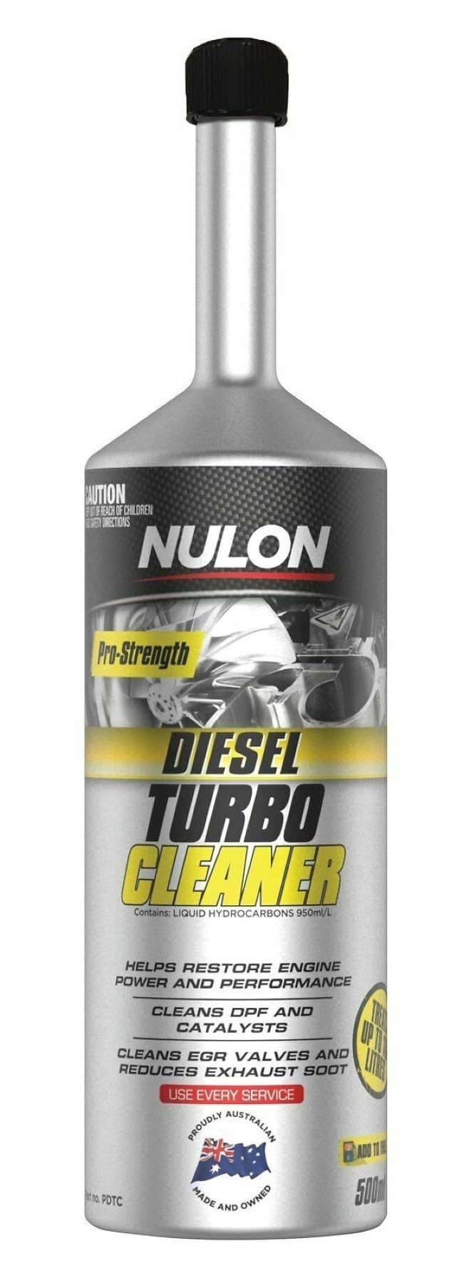 Nulon Pro-Strength Diesel Turbo Cleaner 500 ml : Amazon.com.au: Automotive