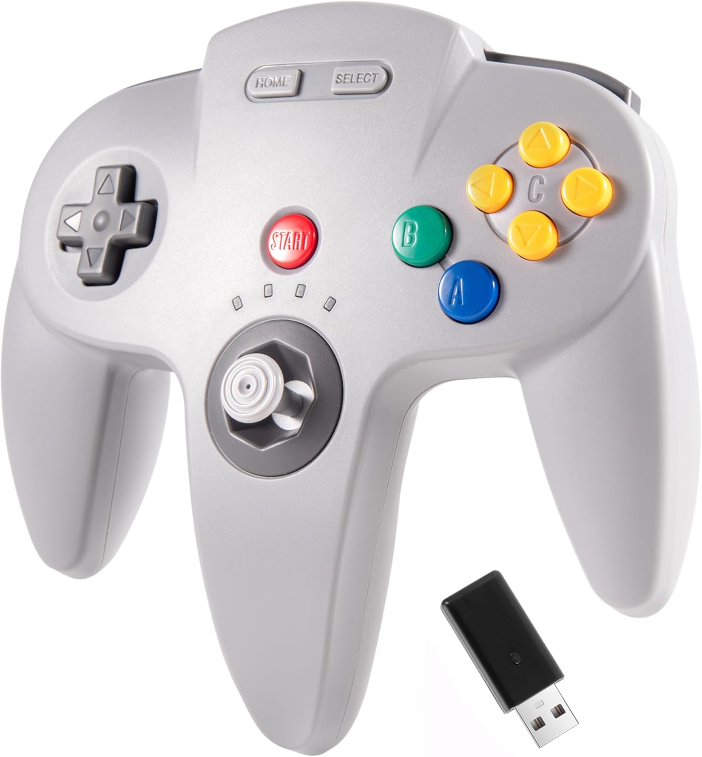 Amazon.com: KIWITATA Wireless N64 Controller for Switch, 2.4ghz ...