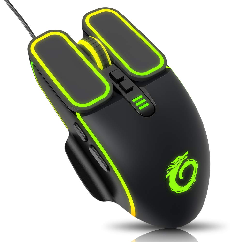 Versiontech Gaming Mouse Wired Usb Optical Computer Mice With Rgb ...