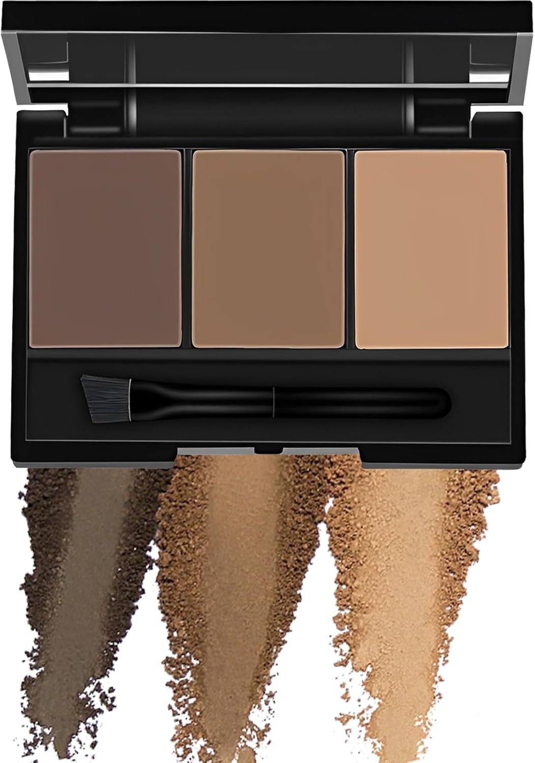 Eyebrow Powder Shaping Kit With Brow Definer, Dark Brown Light Brown ...