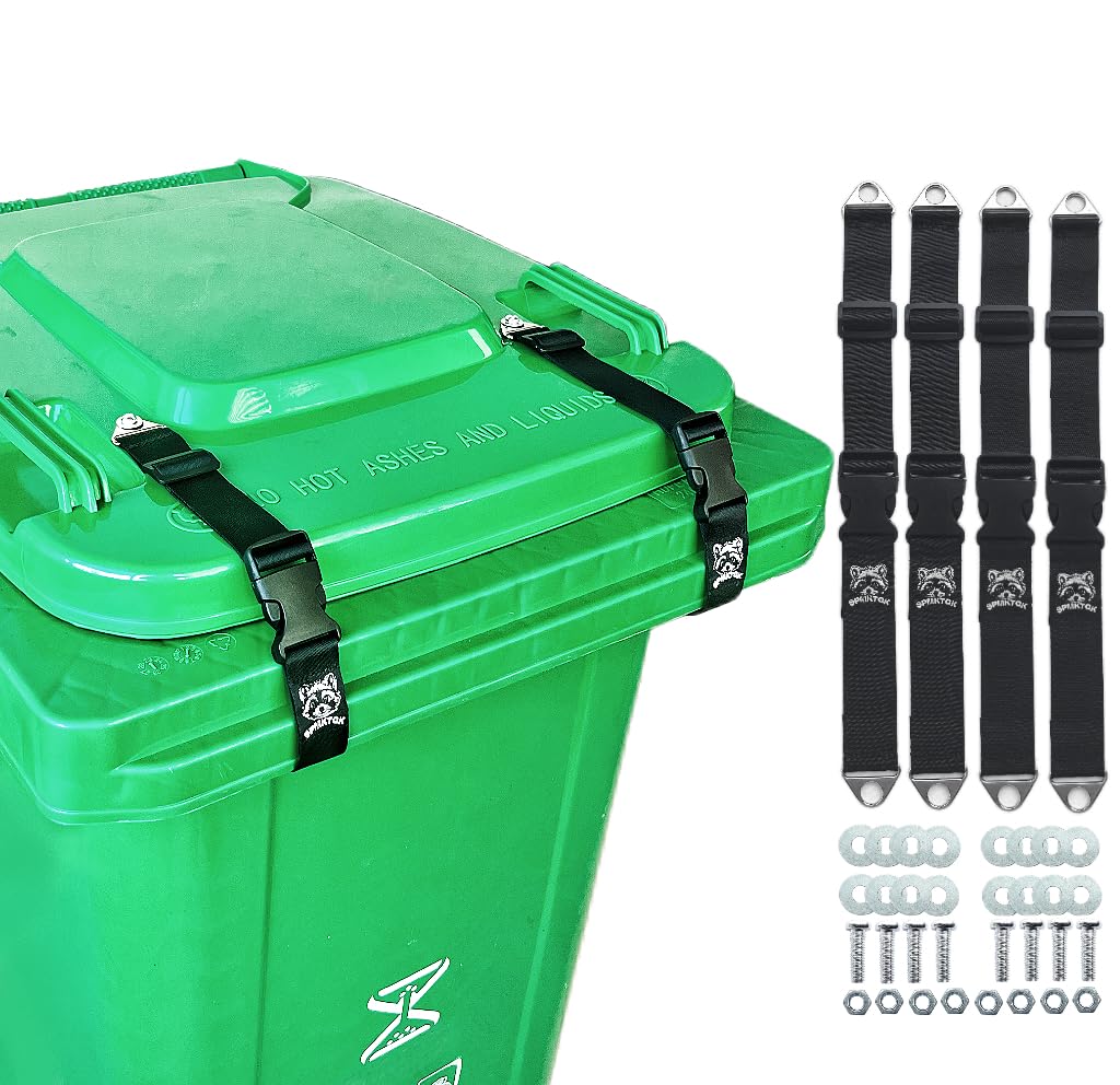 Amazon.com: SPMKTQK Trash Can Lock, 4Pcs Trash Can Locks for Animals ...