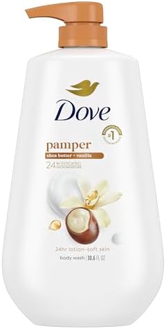 Amazon.com : Dove Body Wash with Pump Pamper Shea Butter & Vanilla for ...