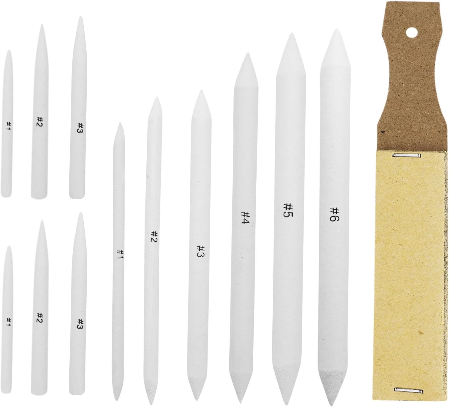 6 Pcs Drawing Stumps, Blending Stumps and Tortillions Set, Art Blending ...