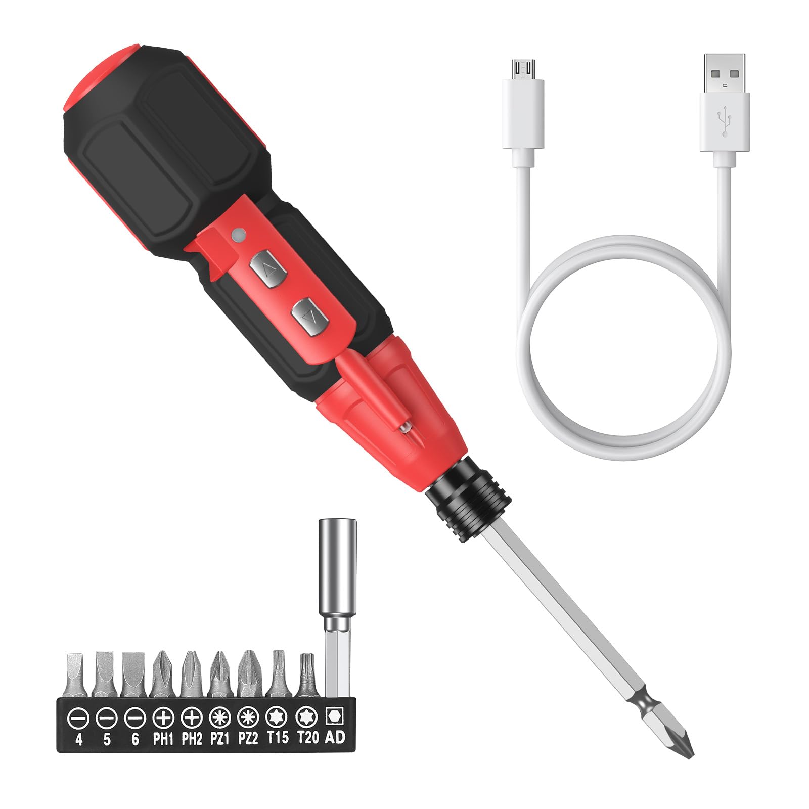 Amazon.com: AMIR Cordless Power Screwdriver, Rechargeable Electric ...