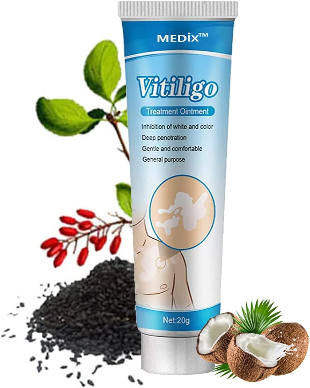 Buy Kolmax Vitiligo Soothing Ointment, Kolmax Psoriasis Vitiligo Creme ...