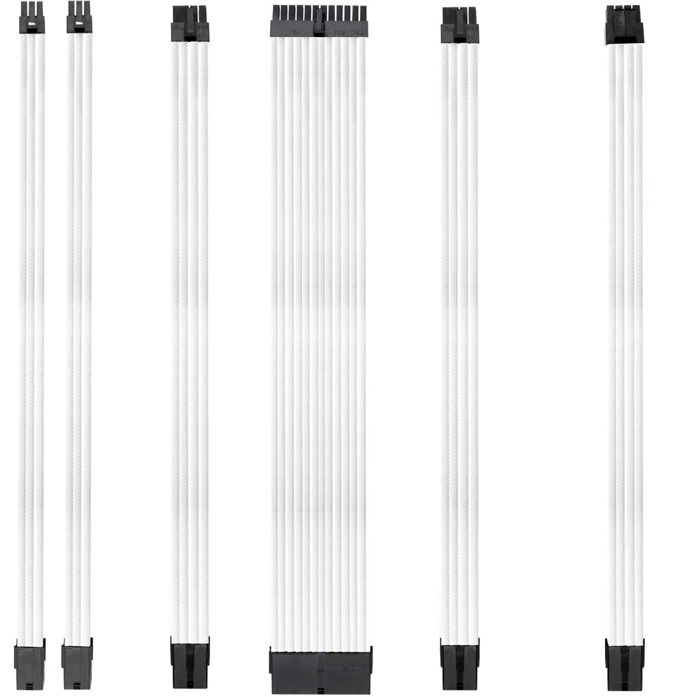 Buy ionz Set of Braided PSU Cables for Tidy Cabling and Neat Builds ...