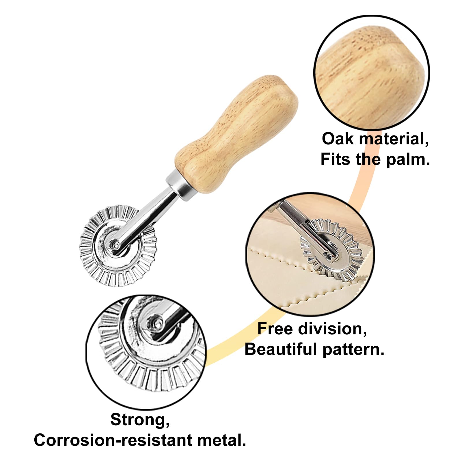 Snapklik.com : KOLACEN Pastry & Pasta Cutter, Dough Crimper, Dumplings ...