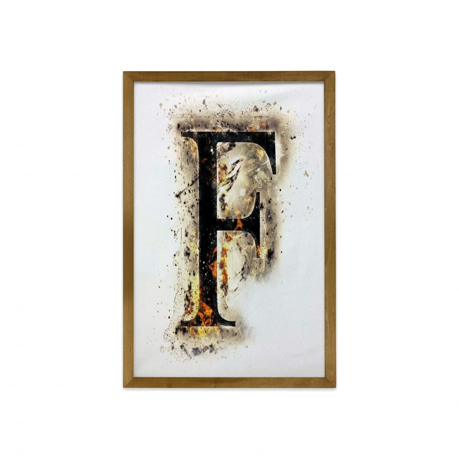 Burning Letter F