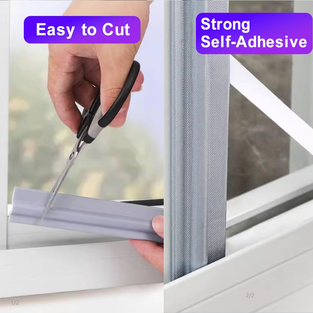 Snapklik.com : 118 Inch Window Weather Stripping Door Seal Strip,Self ...
