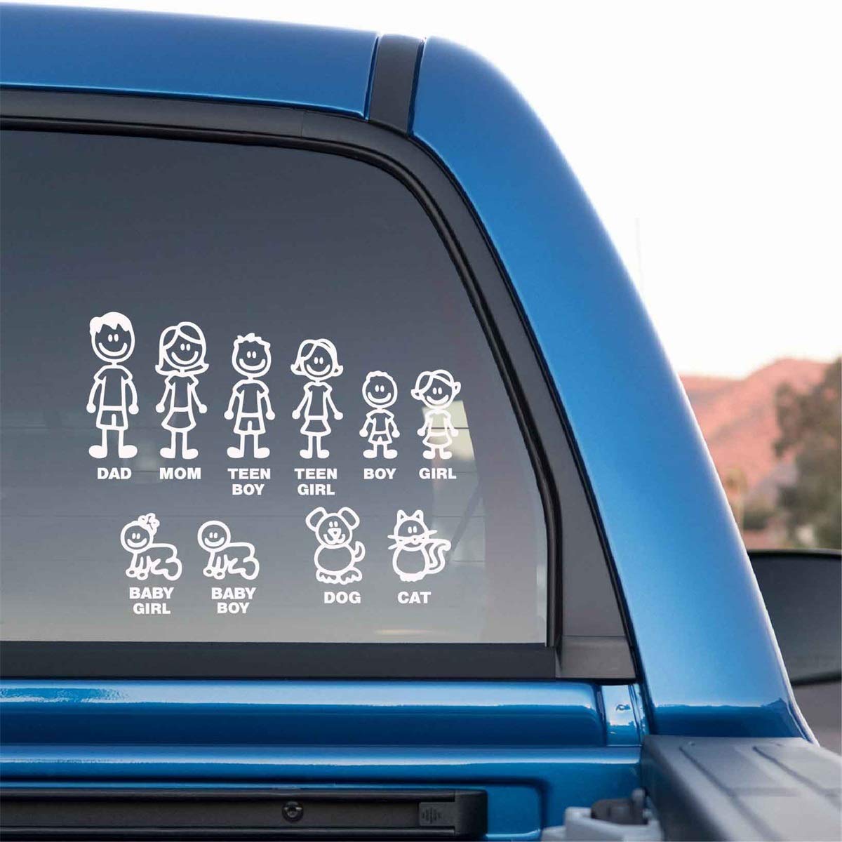 Stick Family Decals Mom