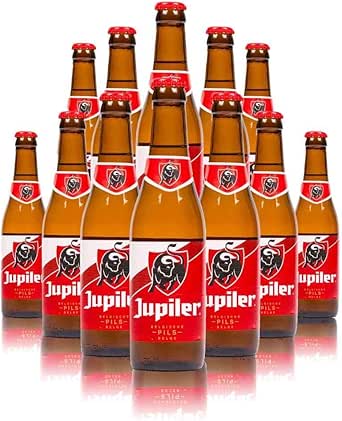 Jupiler Belgian Pils 330ml Bottles 5.2% ABV (12 Pack) : Amazon.co.uk ...
