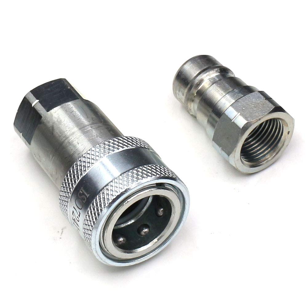 Buy Hydraulic Coupler 3/4 NPT ISO 5675, CEKER Quick Connect Pioneer ...