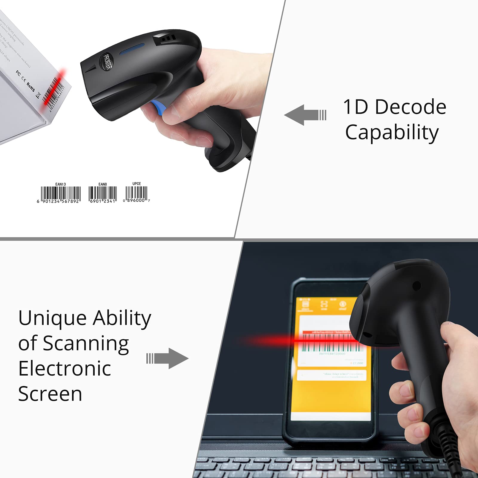 Optical Barcode Reader Optimize Stock Management With Barcode Shower