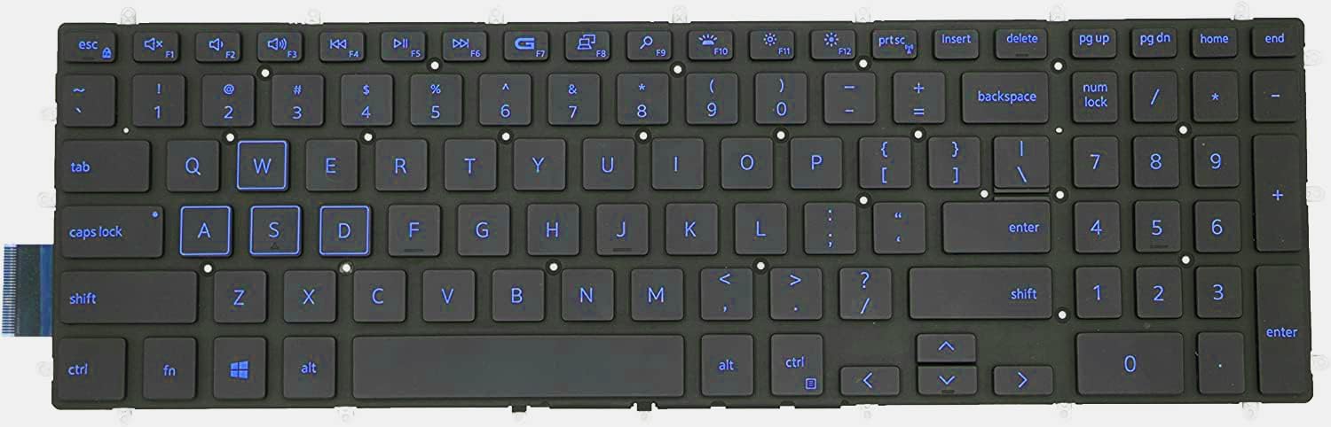 Amazon.com: New Replacement Keyboard for Dell Gaming G7 7588 7590 7790 ...