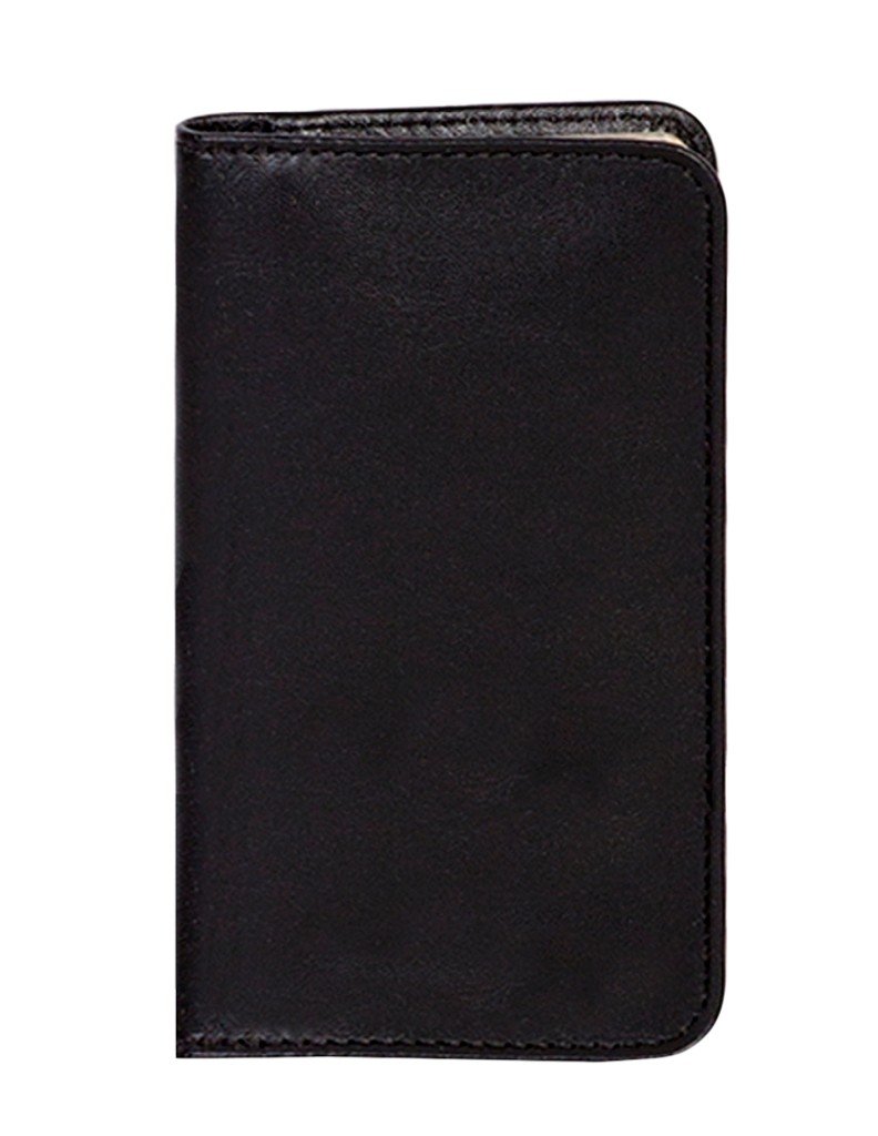 Scully Italian Calfskin Leather Personal Blank Paged Noter (Black ...