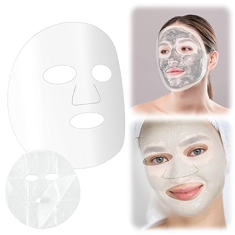 Amazon.com : PEOVLVN 300 Sheets Facial Plastic Mask Disposable Facial ...