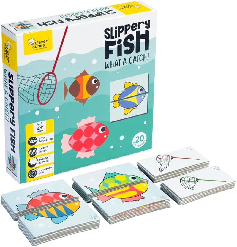 Buy Clever Cubes Slippery Fish, Activity Games, Fun Learning Games ...