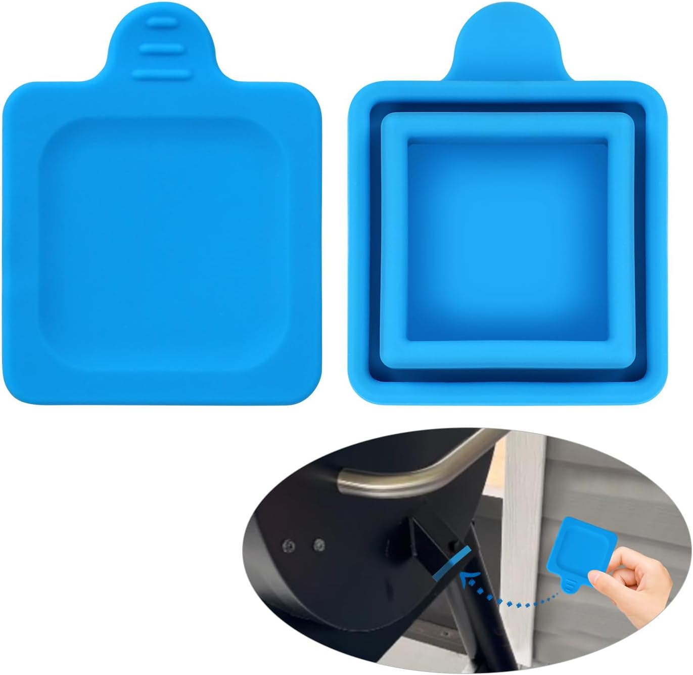 Amazon.com : 2pcs Silicone Grease Chute Cover for Traeger Grill, 1.8x1 ...