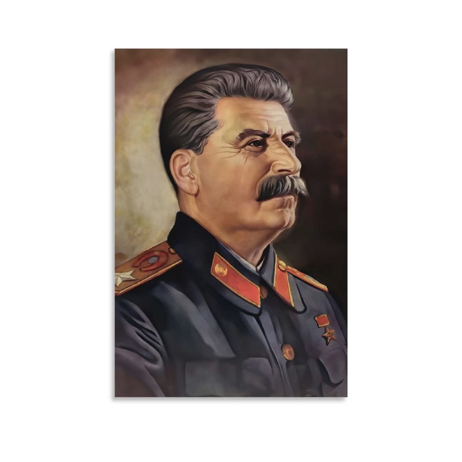 Joseph Stalin Poster Georgian Revolutionary Soviet Political Leader Oil ...