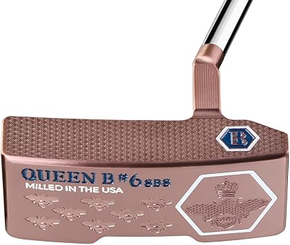 Amazon.co.jp: ベティナルディ Queen B 6 Slotback Slant Putter パター メンズ 右用 33インチ ...