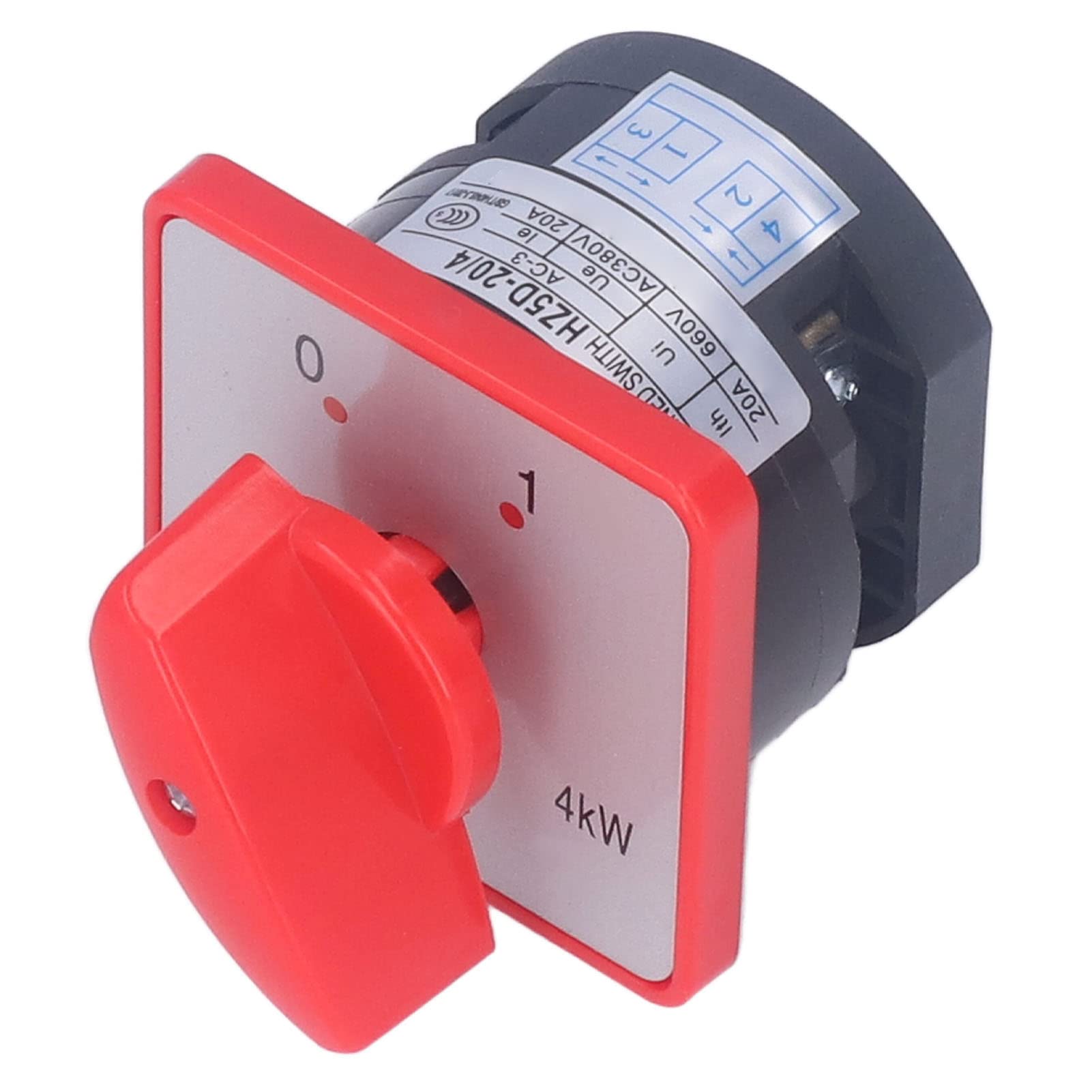 Cam Switch, Changeover Switch 1 Pole 2 Position AC 380V 20A Universal ...