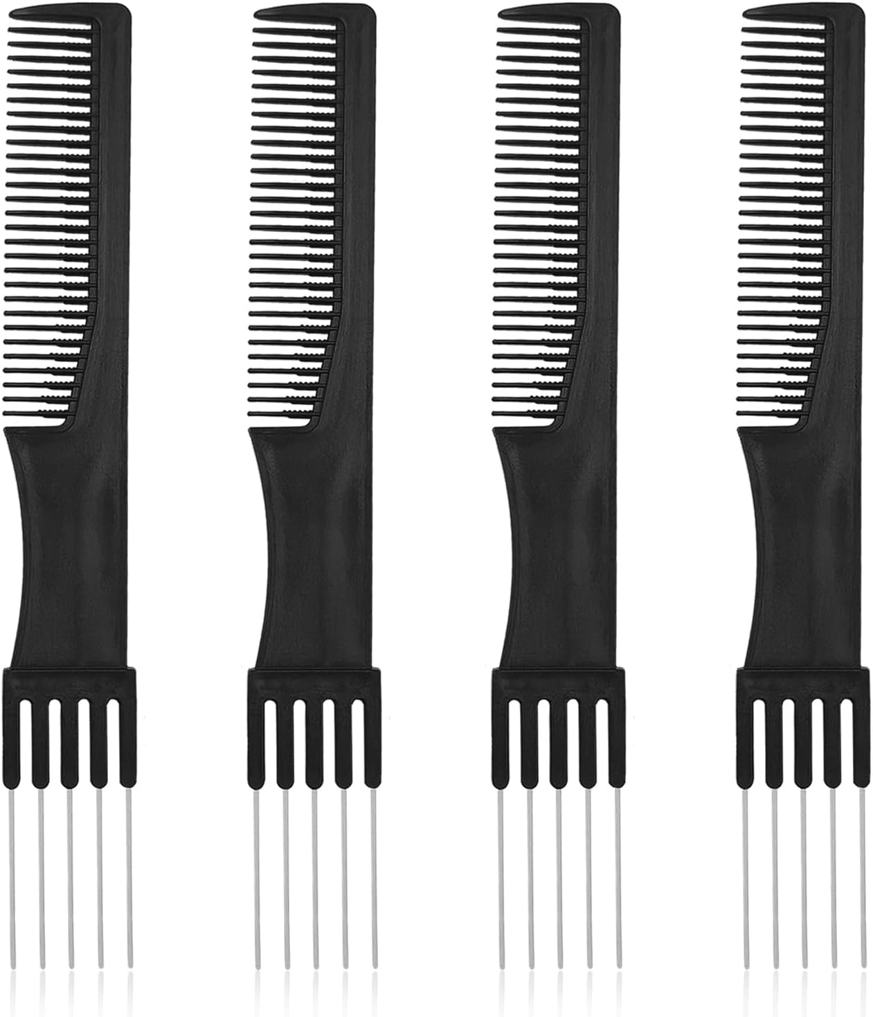 Amazon.com : Lift Teasing Comb and Hair Pick – 2 Pack, Five Stainless ...