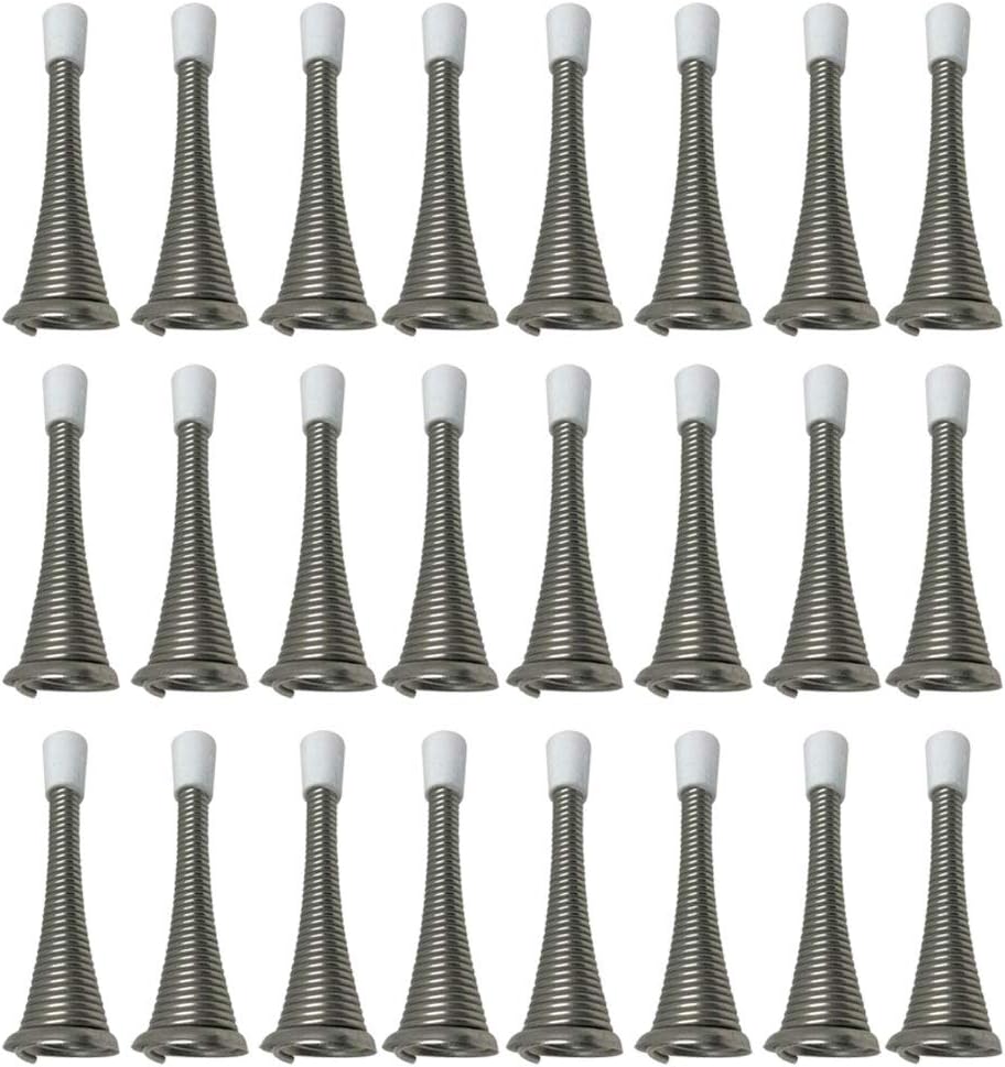 Amazon.com: 60 Pcs Spring Door Stopper with Rustproof Screw Rubber ...