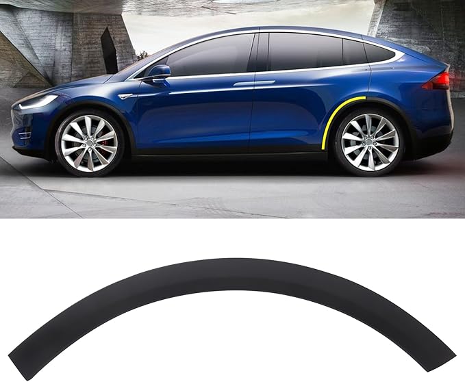 Amazon.com: KaiWell Wheel Molding Trim Fit for Tesla Model X 2016 2017 ...