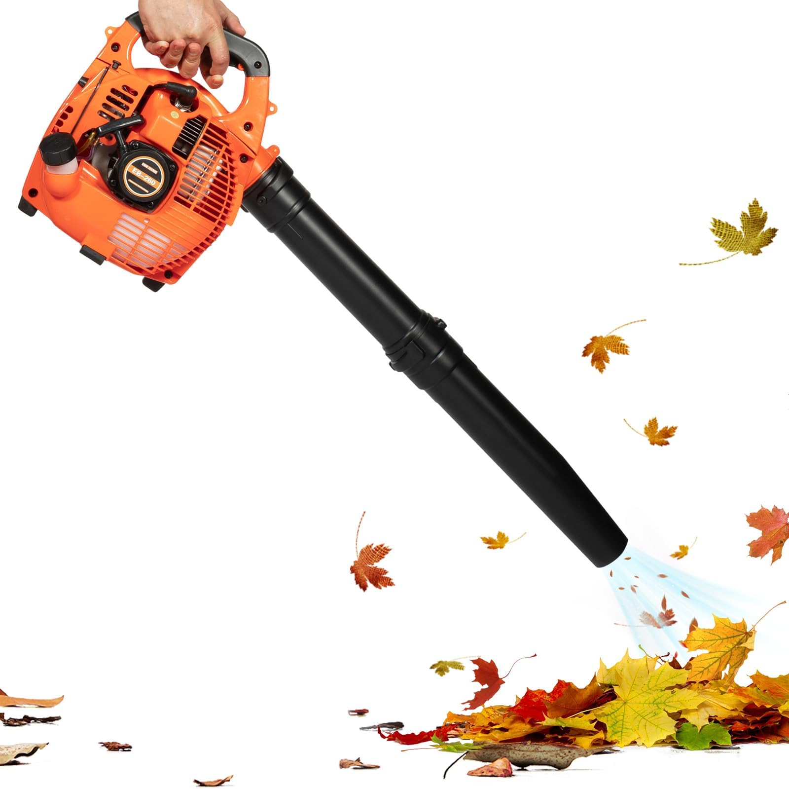 Amazon.com: BYGOVICE Handheld Gas Leaf Blower - Gas Blowers for Lawn ...