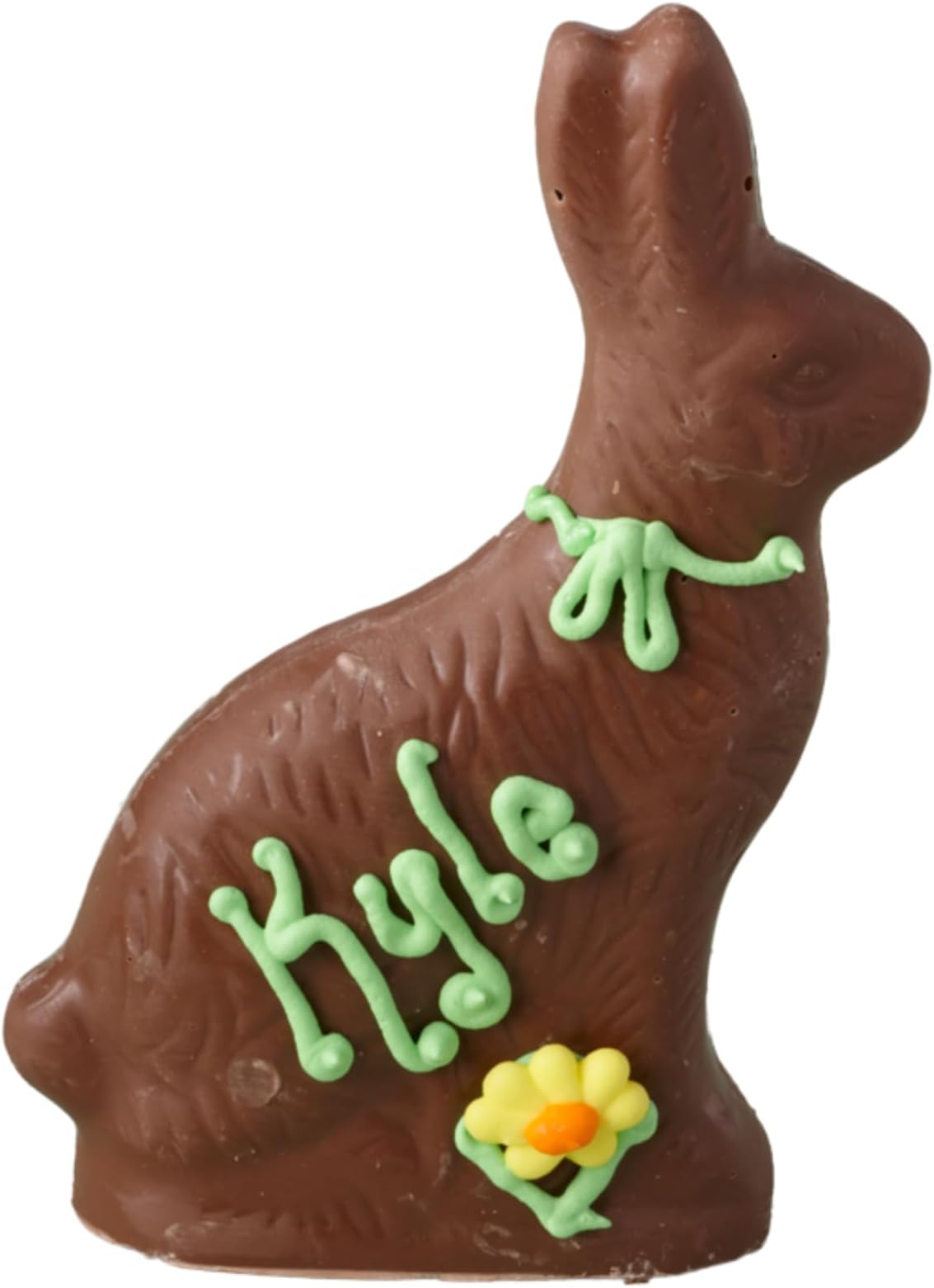 Amazon.com : Personalized Solid Chocolate Rabbits Milk & Dark - Unique ...