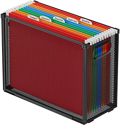 Amazon.com: MaxGear Hanging File Organizer, Letter Size File Holder ...